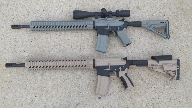 AR-15 Rifle Barrel, 18" Parkerized, Straight Fluted Heavy Barrel 1 in 9 ...