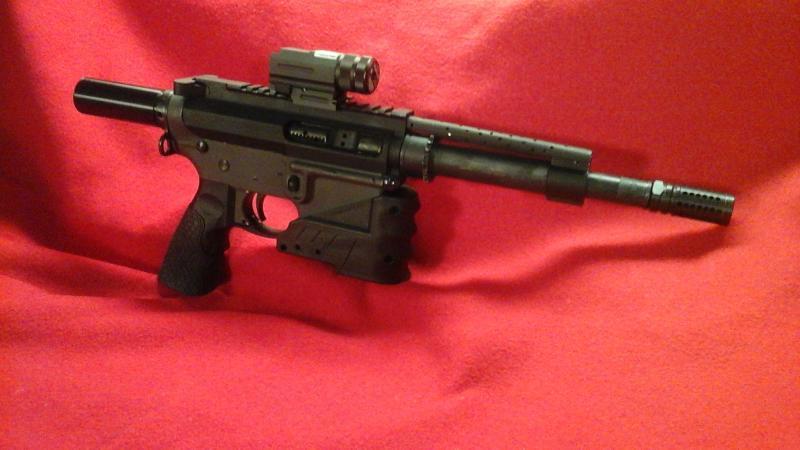 AR-15 Barrel, 7.5" M4 AR-15 Type Pistol Barrel W / 1 in 7 Twist ...