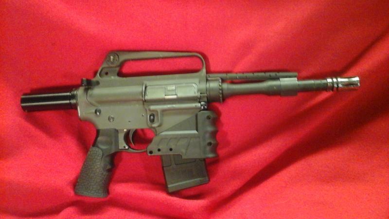 AR-15 Barrel, 7.5" M4 AR-15 Type Pistol Barrel W / 1 in 7 Twist ...
