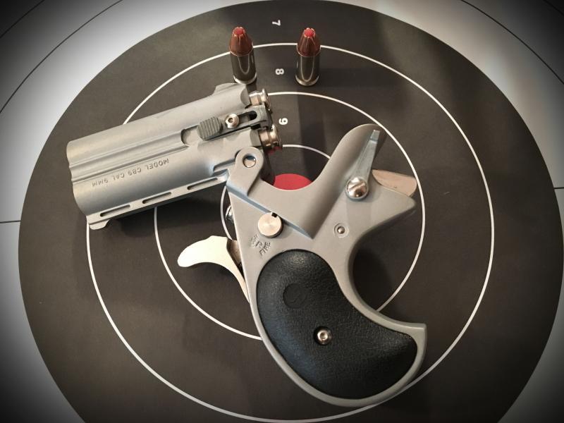 Cobra Derringer Big Bore 9mm Over/Under Satin/Black CB9SB