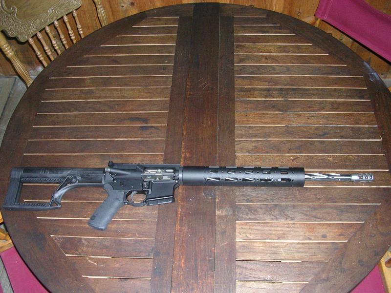 AR-15 Rifle Barrel, 18" Stainless, Spiral Fluted Heavy Barrel 1 in 9 ...