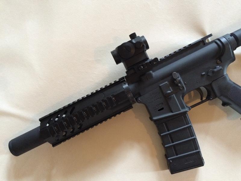 AR-15 Barrel, 7.5" M4 AR-15 Type Pistol Barrel W / 1 in 7 Twist ...