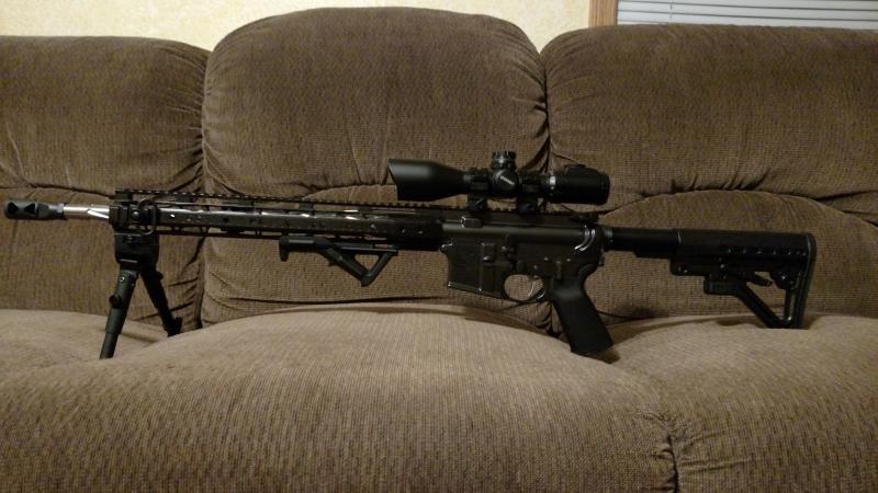 AR-15 Rifle Barrel, 18" Stainless, Spiral Fluted Heavy Barrel 1 in 9 ...