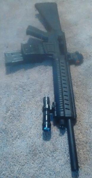 AR-12 Semi Auto, AR-15 Style 12ga Shotgun by Leader Arms of Turkey, 3 ...