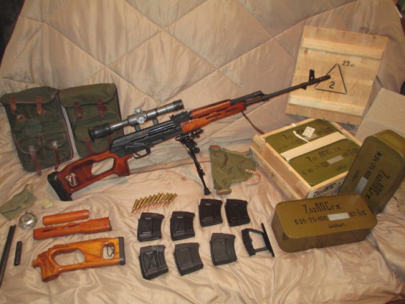 Romanian PSL Sniper Rifle w/ black polymer stock - 7.62 x 54R